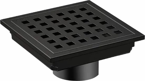 Hoogdoorlaat 10,16 cm Vierkante RVS Doucheput met Flens - Geborstelde ...