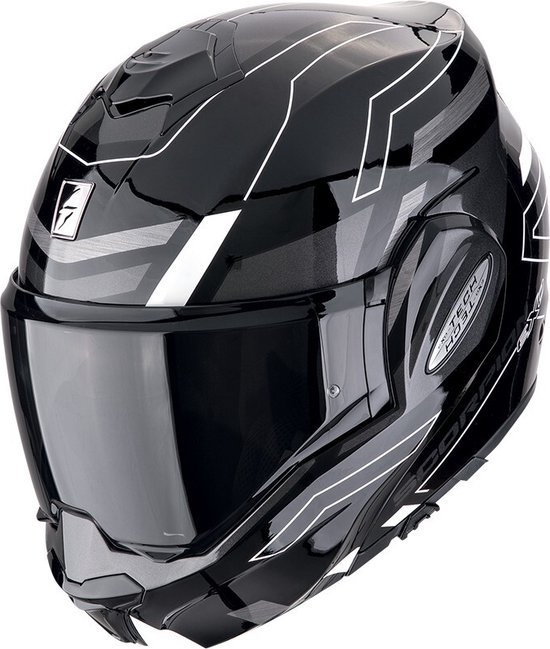 Scorpion Exo-Tech Evo Conquer Black-White - Maat XXL - Systeemhelmen ...