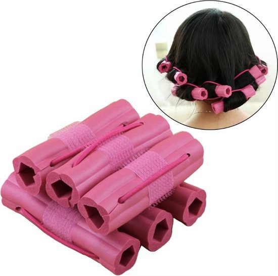 CHPN - Haarkrul set - Papillotten -6-delige set - Foam papillot ...