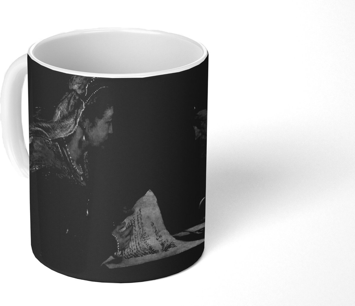 Mok - Esther en Mordechai schrijven de tweede Poerimbrief - schilderij ...