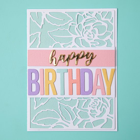 Sizzix Thinlits Snijmal Set - Bold Alphabet - 30 stuks | bol