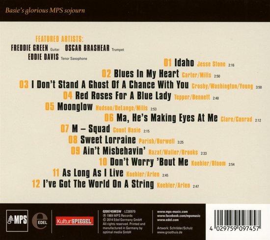 Count Basie Orchestra - Basic Basie (CD), Count Basie Orchestra | Muziek | bol