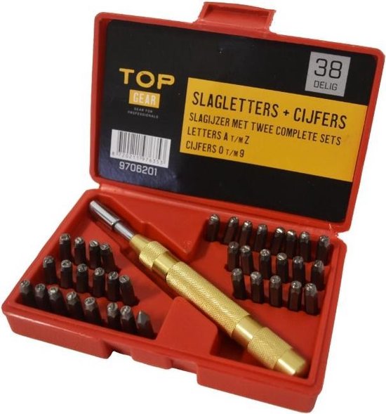 Slagletters + cijfers 38-delig | bol.com