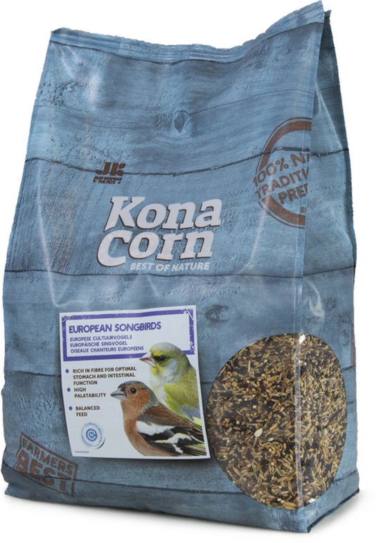 Vogelvoer 15 kg | Konacorn Europese Zangvogels | bol