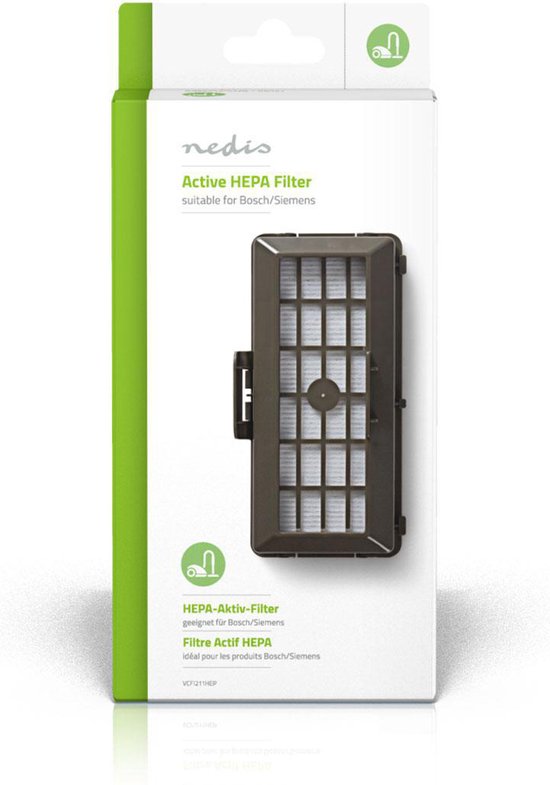 Nedis HEPA-Vervangingsfilter - Vervanging voor: Bosch / Siemens - Wit ...