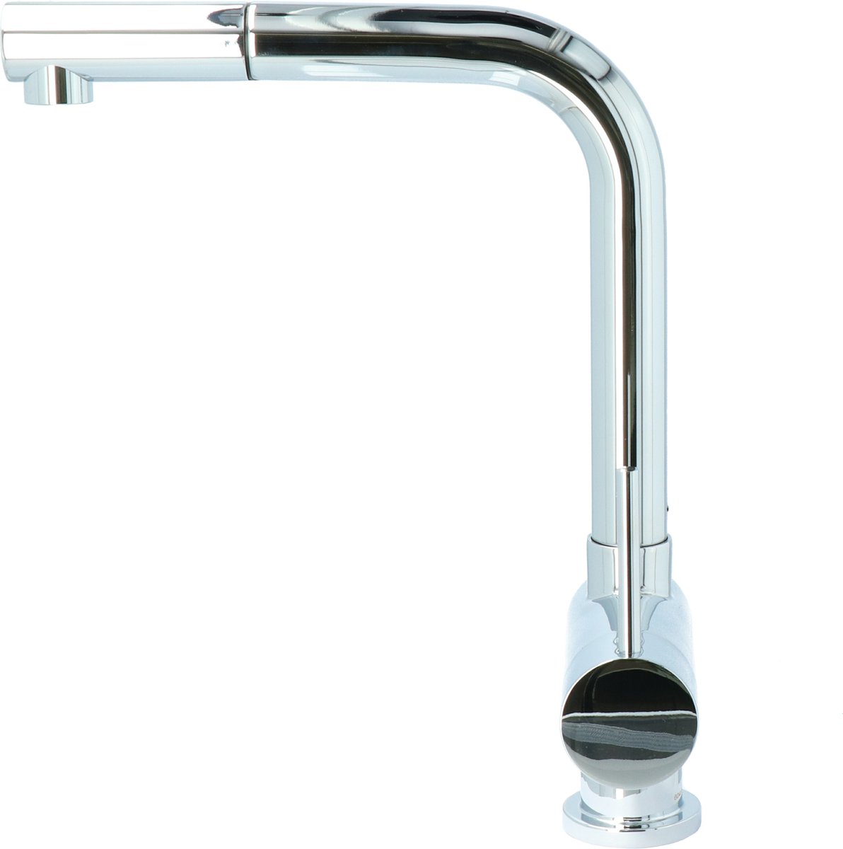 Atlantic Stephen keukenkraan (Chroom) - 31 cm - Met uittrekbare sproeikop - Met hendel | bol