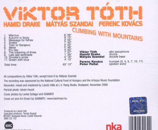 Viktor Toth - Climbing With Mountains (CD), Viktor Toth | Muziek | bol