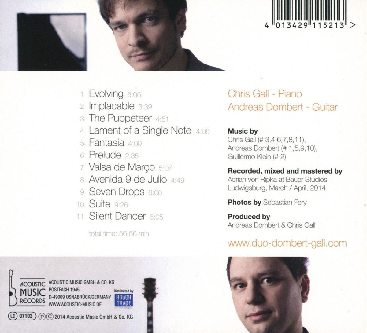 Chris Gall & Andreas Dombert - Duo (CD), Chris Gall & Andreas Dombert ...