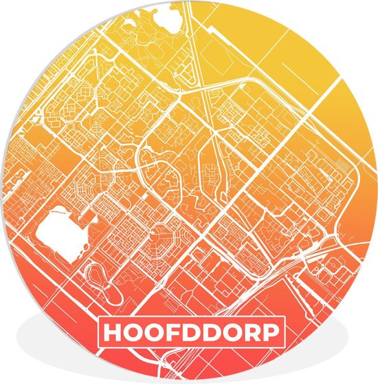 Wall Circle - Wall Circle Indoor - City Map - Hoofddorp - Nederland ...