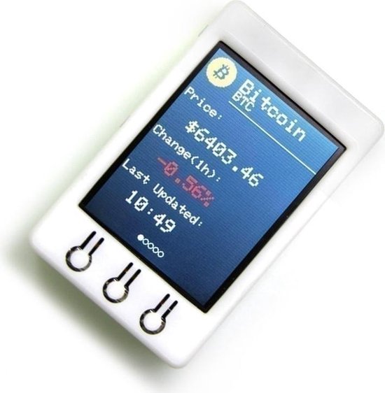 Wemos® Ttgo T Watcher Btc Ticker Esp32 Voor Arduino Bitcoin Prijs Programma 4m Spi