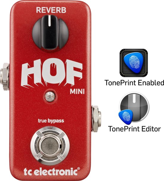 TC Electronic HOF Hall of Fame Mini Reverb Toneprint Enabled - Effecten ...