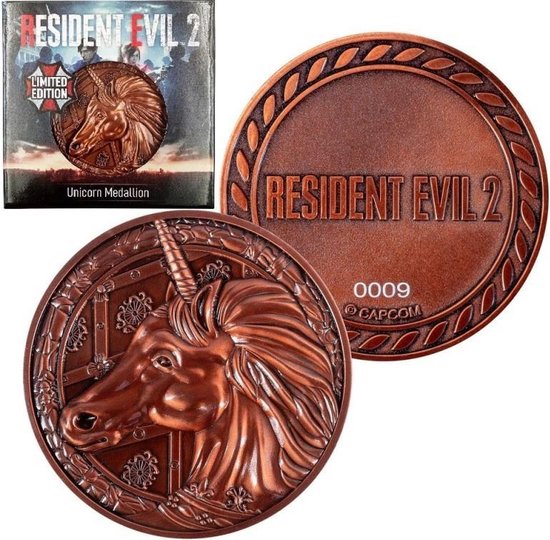 Resident Evil 2 Unicorn Replica Medallion | bol.com