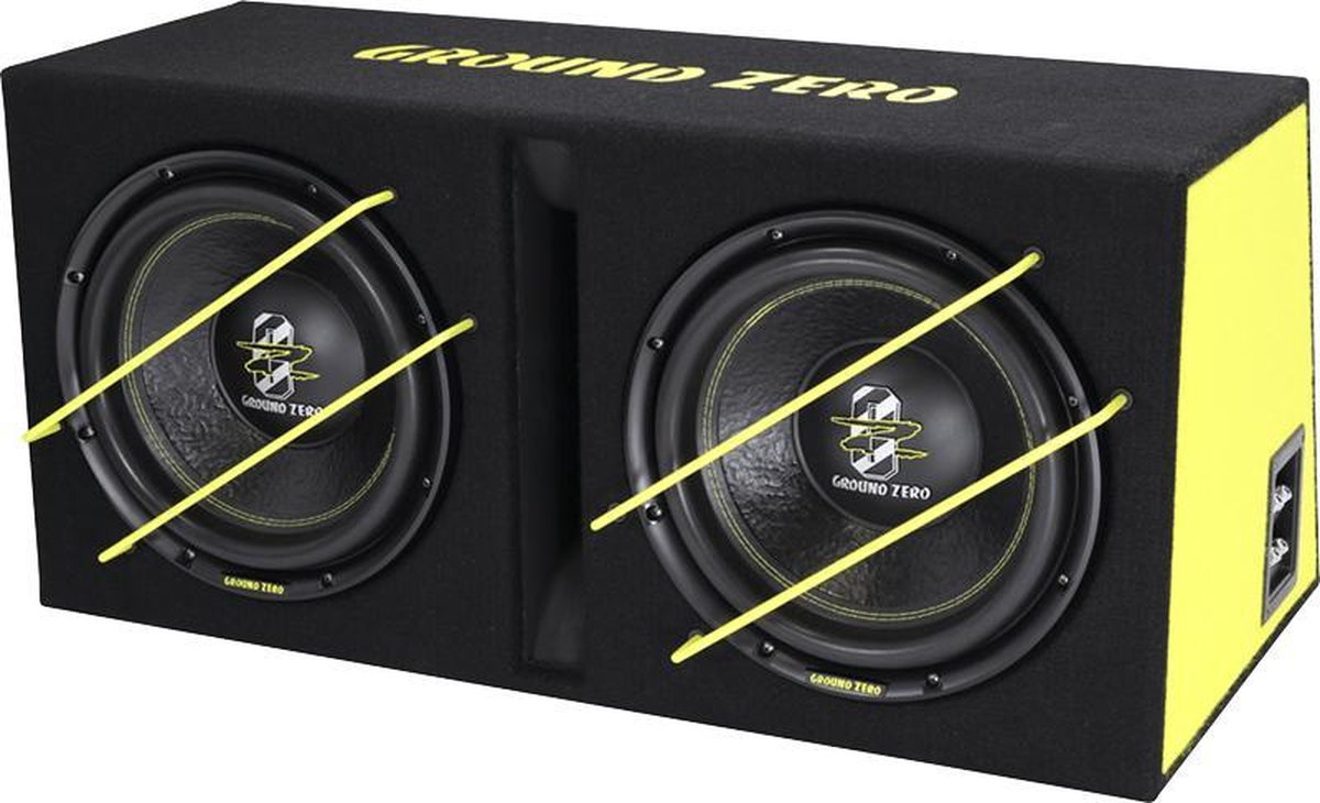 Ground Zero GZIB 2.3000XSPL power Bassreflexbox 2x12 inch 2000W | bol.com