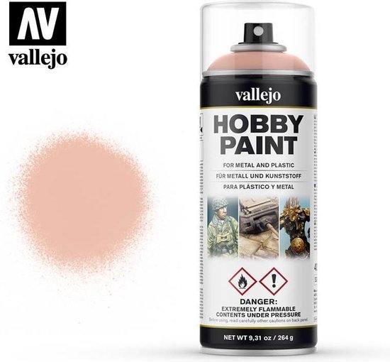 Vallejo val26024 - Pale Flesh Primer - Spray-paint 400 ml | bol