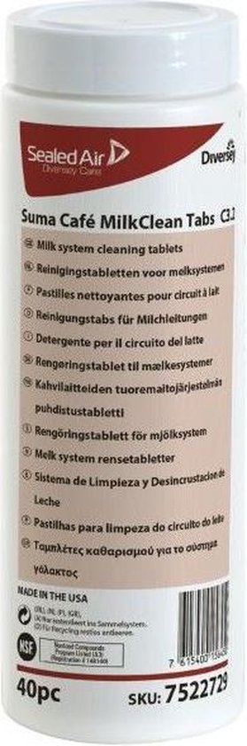 Suma Café MilkClean S Tabs C3.5 40 tabs | bol