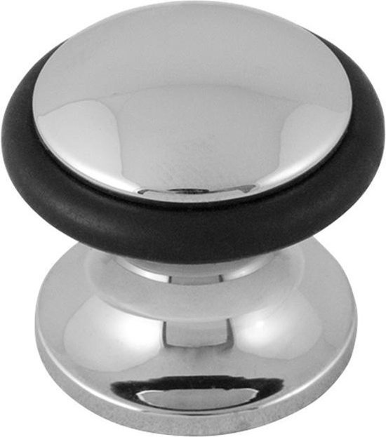 Mandelli Deurstopper rond 28x29mm Chrome | bol.com