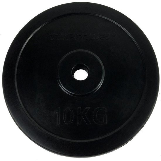 Tunturi Halterschijf - Halter gewichten - 1x 15 kg - 30mm - Rubber ...