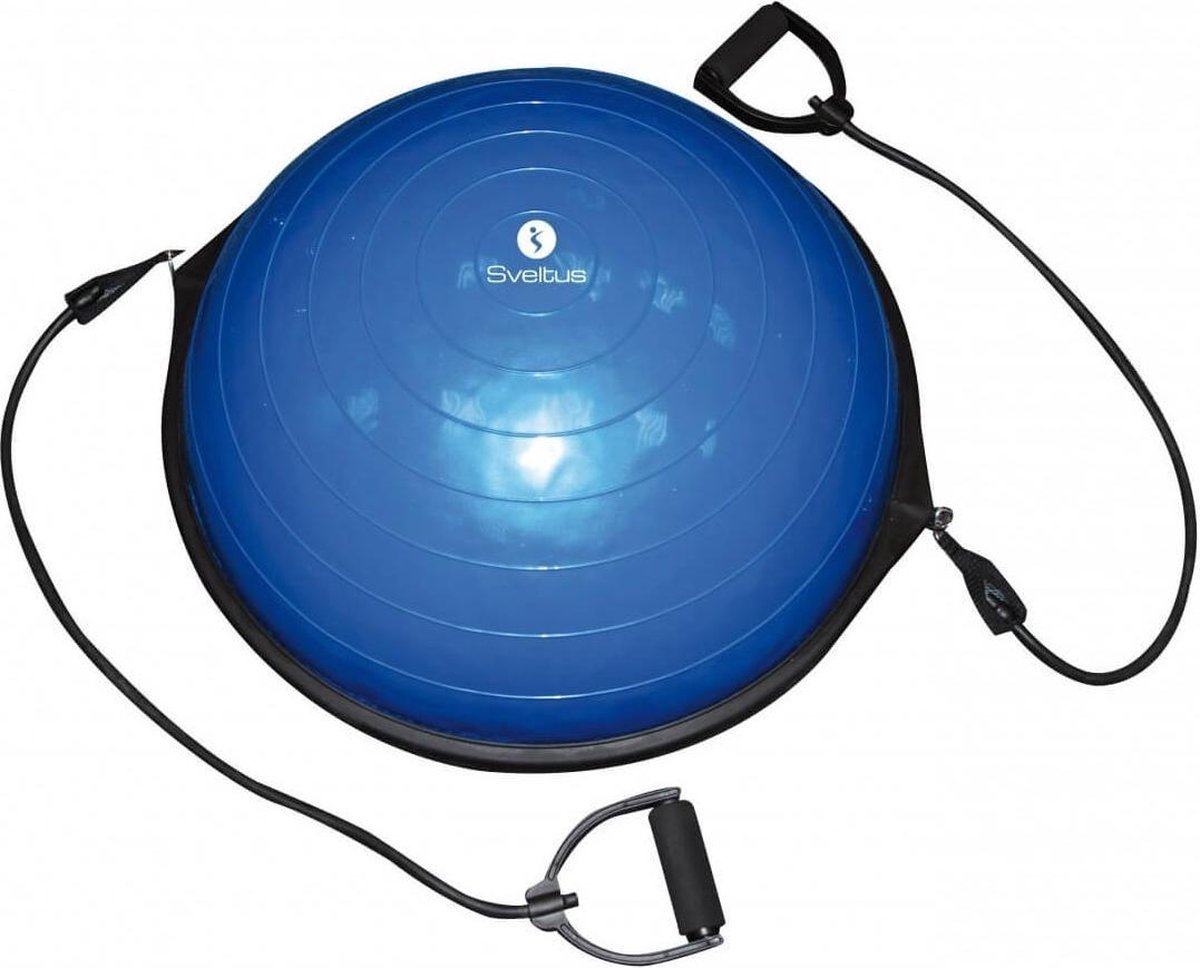 Sveltus Balanstrainer Met Weerstandsbanden Blauw 63 Cm | bol.com