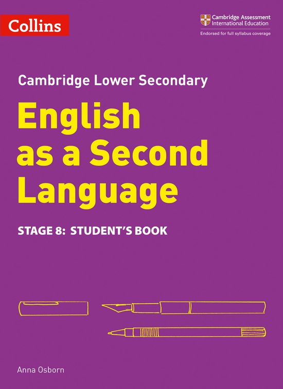 Lower Secondary English as a Second Language Students Book Stage 8 Collins Cambridge... | bol