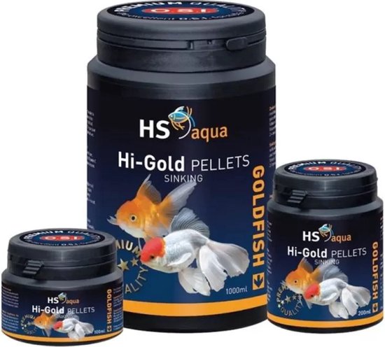 Hi-gold pellets 1000 ml - Goudvissen Voer | bol