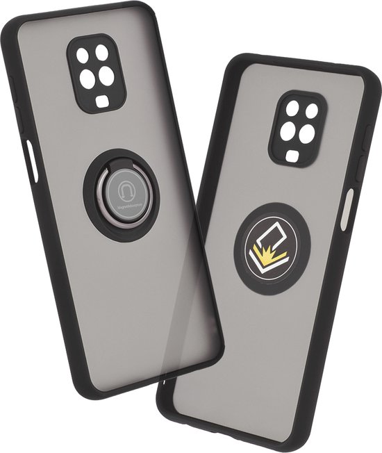 Techsuit Glinth Back Cover hoesje met ring voor Xiaomi Redmi Note 9S/9 ...