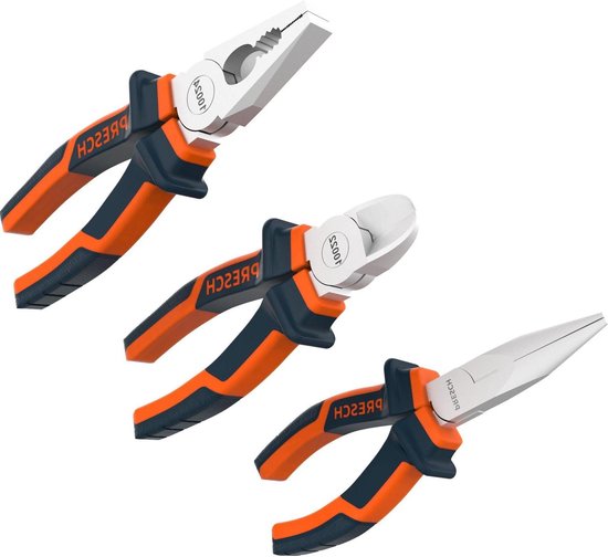 3-piece professional pliers set - cutting pliers side cutting pliers ...