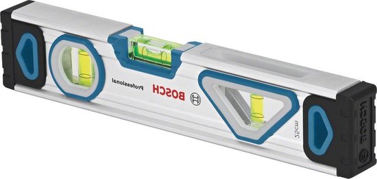 Waterpas 25 cm met magneetsysteem - rondom afleesbaar aluminium ...