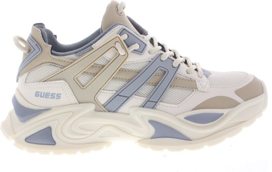 Dames Sneakers Guess Belluna Nude/grey Beige - Maat 36 | bol