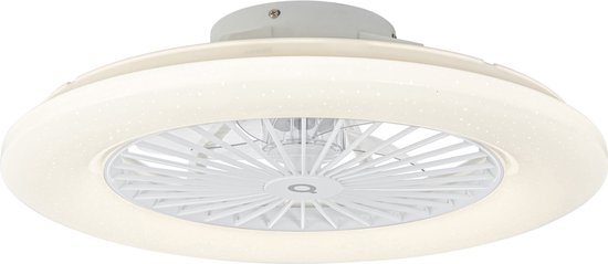 QAZQA climo - Dimbare LED Plafondventilator met Verlichting | Lamp en ...