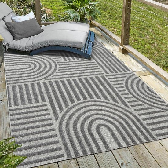 Outdoor tapijt voor binnen en buiten - weerbestendig balkontapijt ...