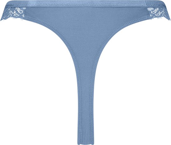 Hunkemöller Dames Lingerie String Daisy - Blauw - maat M | bol