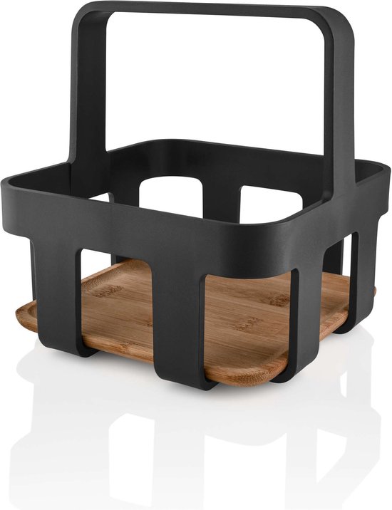 Eva Solo - Nordic Kitchen Tafel Caddy Bamboe - Zwart - Bruin - Bamboe - Kunststof | bol
