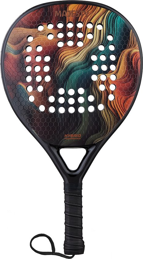 Majesty Padel AI Pro Padel Racket Inclusief Polskoord, Druppelvorm, 3D ...