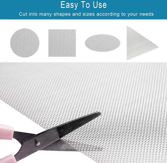 Roestvrijstalen gaasplaat 304 4 stuks gaaspanelen-20... | bol