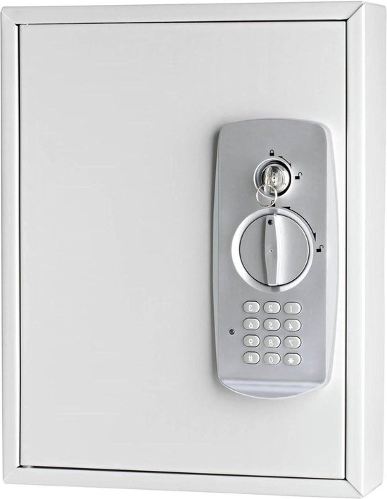 Sleutelkast - 21 sleutels plaatstaal poedercoating elektronisch slot ...