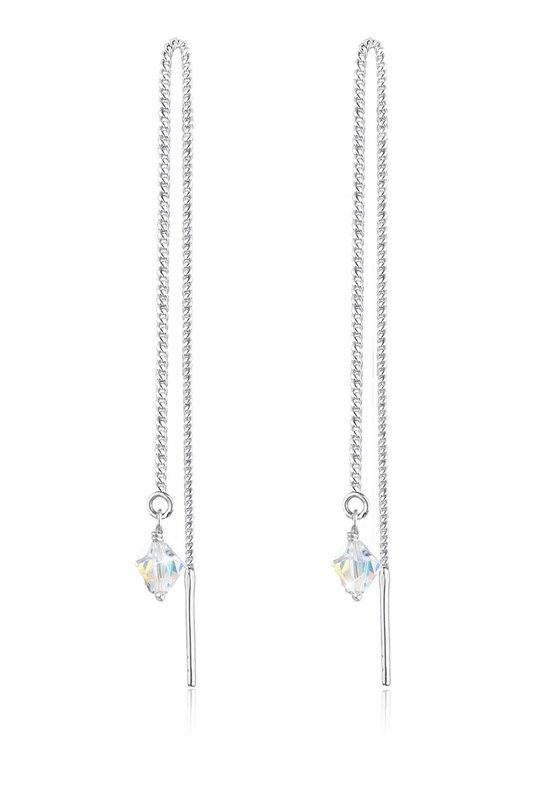 Elli - Oorbellen - Kristalle Funkelnd Elegant 925 Silber - Dames | bol