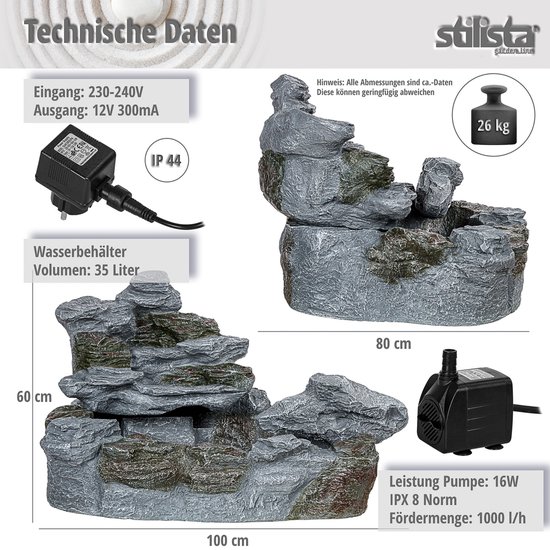 Tuinfontein - Fontein - Waterfontein - Waterornament - Weerbestendig ...