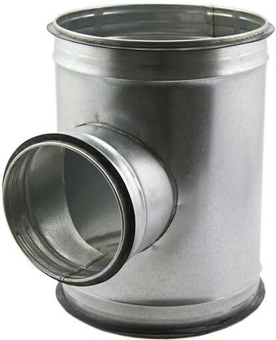 T-stuk Ø 200mm - Ø 200mm voor spirobuis (90°) | bol