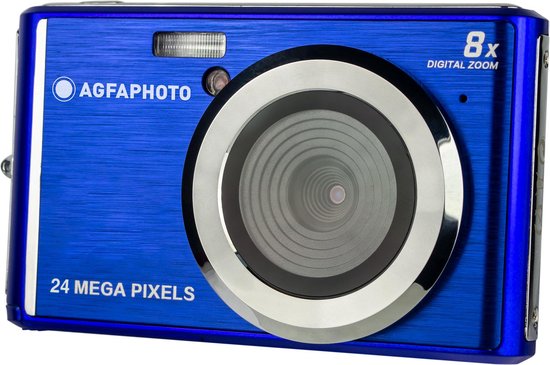 AgfaPhoto Compact DC5500, 24 MP, 5616 x 3744 Pixels, CMOS, HD, Blauw | bol