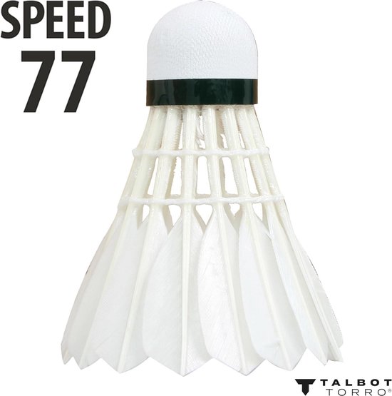 Ball Hit 750 Badminton Shuttlecocks 12-Pack - Wit - Speed 77 - Premium ...