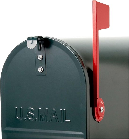 Topolino USA/1 brievenbus groen - Aluminium box 47402 met deksel | bol