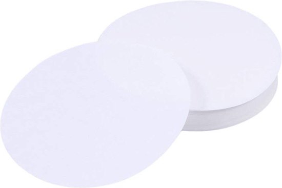 Trechter Filtreerpapier - 200 Stuks - Laboratorium Filtreerpapier ...