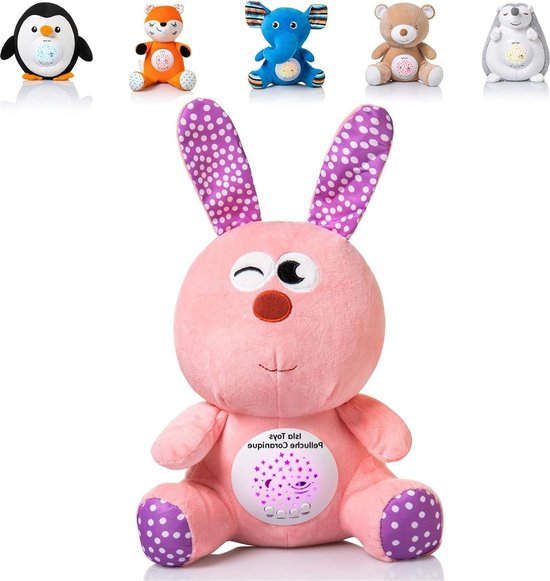 Quranic Nightlight Plush Rabbit Toy with Free Toy Projector - Birth ...