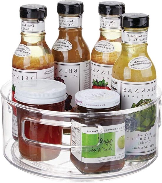 Draaiplateau voor kruidenrek - ideale opberger voor spijsolie, kruiden ...