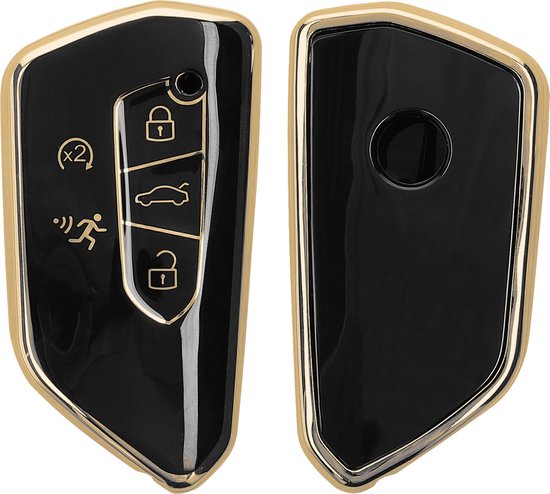 kwmobile autosleutel hoesje geschikt voor VW Golf 8 5-knops Seat Leon ...
