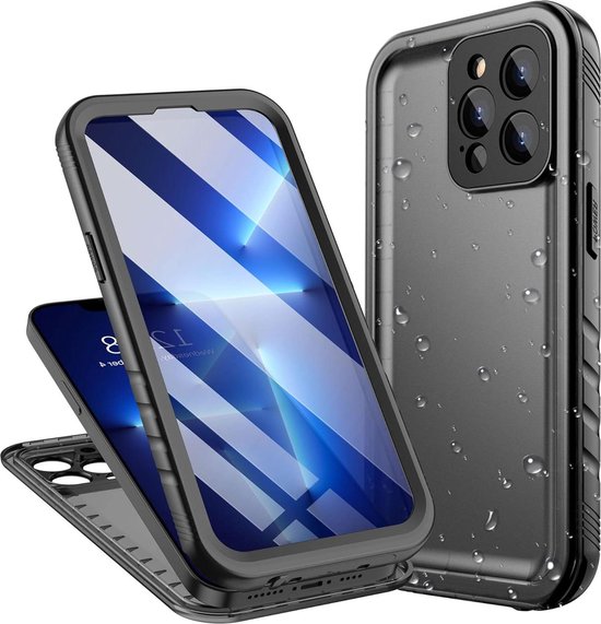 Cozycase Waterproof Shockproof Case for iPhone 13 Pro Max - Ingebouwd ...