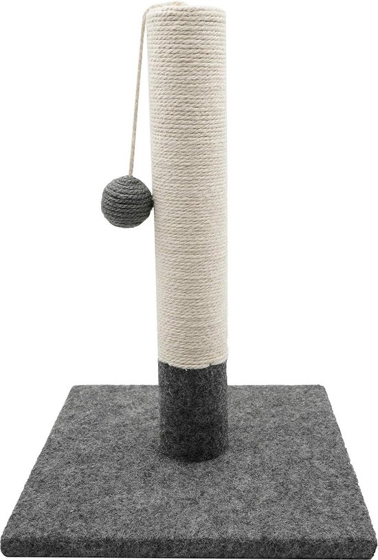 Tyrol 42 cm Krabpaal Jute en Duurzame Stof Grijs-Wit Moderne Design ...