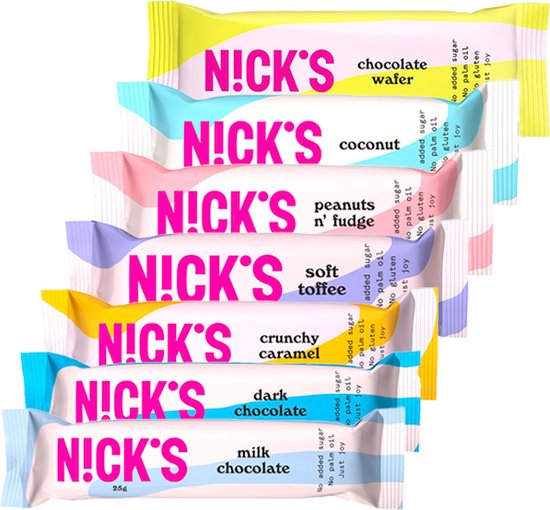 Nick's Chocolate Repen - Mix Voordeelpakket - 1 x 35 gram en 6 x 40 ...
