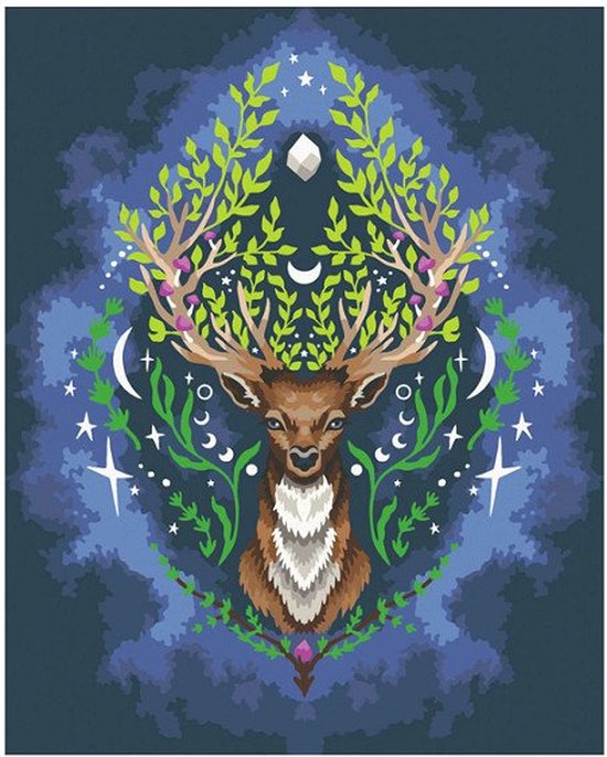 Ravensburger Pixie Cold: Mystic Deer - Schilderen op nummer voor ...