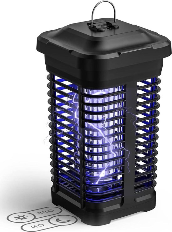 Insectenzapper met lichtsensor - Elektrische insectenverdelger 4200 V ...